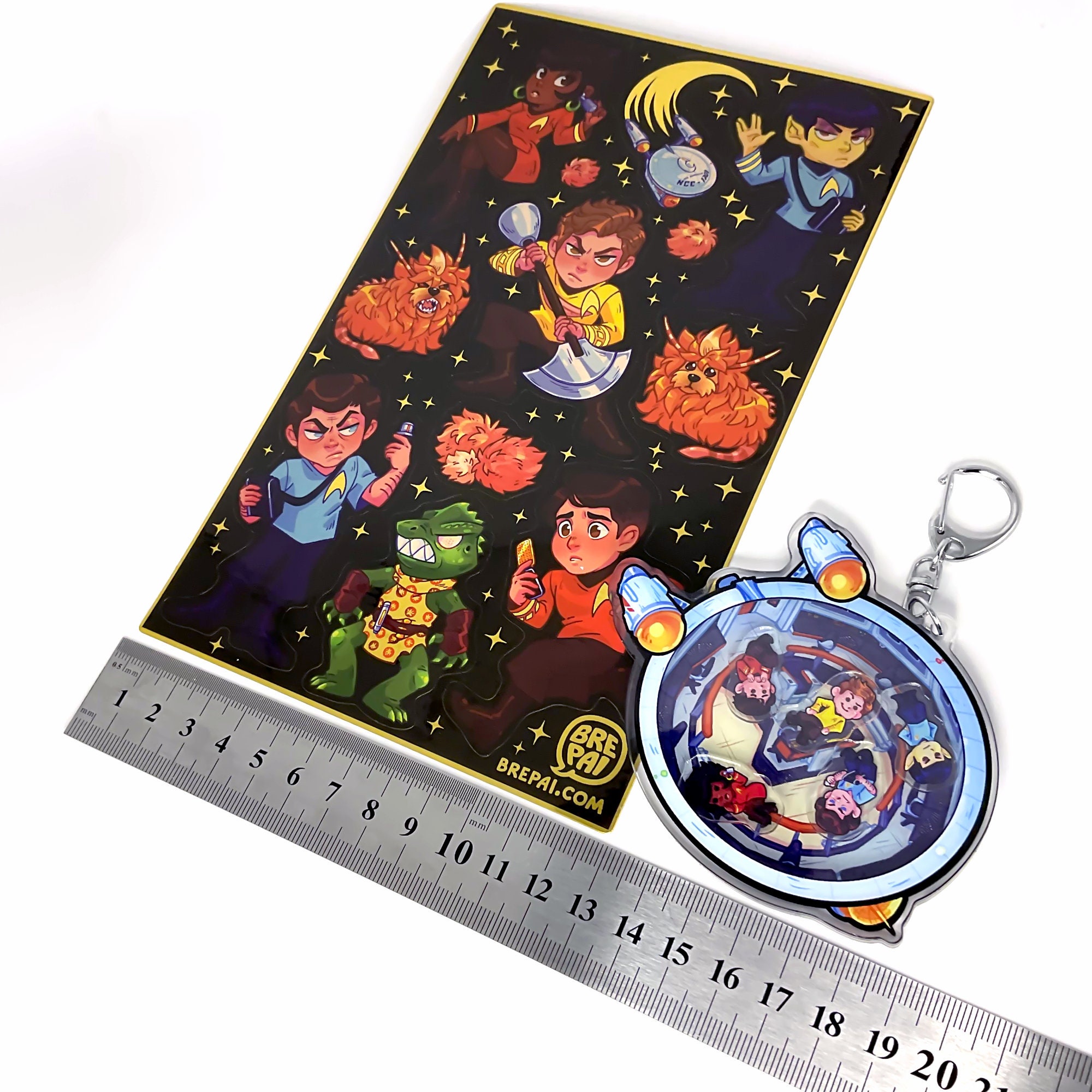ST4R TR3K Original Series Sticker Sheet and Shaker Charm - Etsy