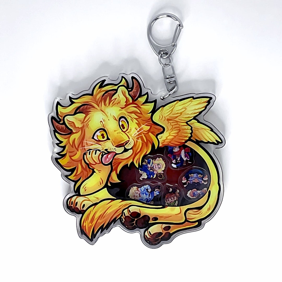 Dungeon Meshi Winged Lion Shaker Charm - Etsy