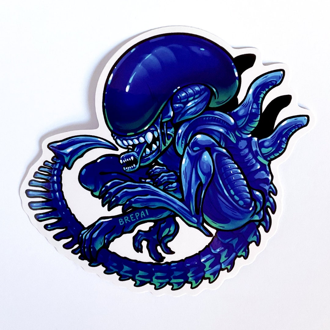 Horror Icon: Xenomorph Vinyl Sticker - Etsy