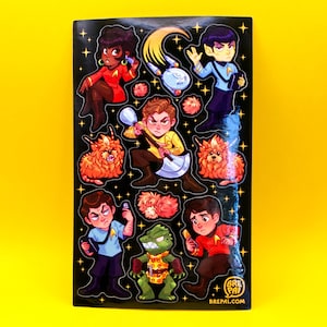 ST4R TR3K Original Series Sticker Sheet and Shaker Charm - Etsy