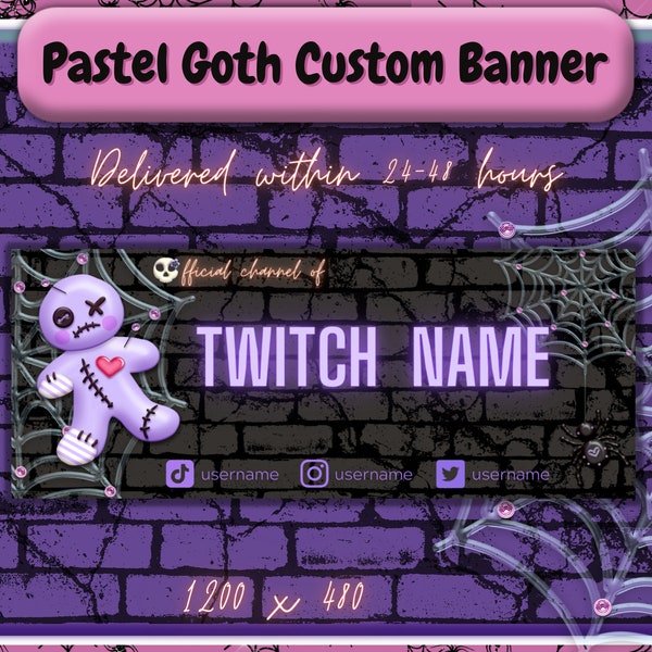 Purple Twitch Banner - Etsy