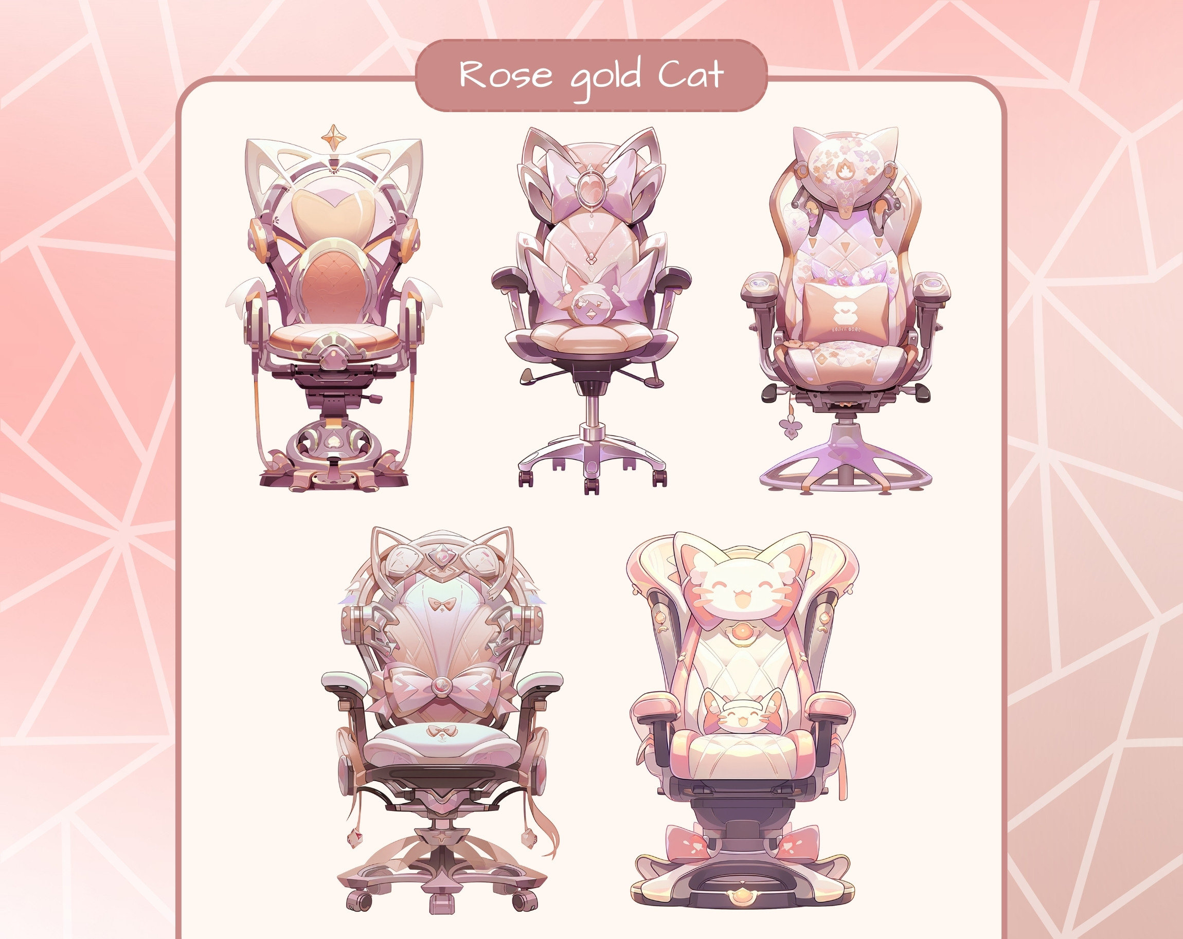Vtuber Gaming Chair. Pngtuber Asset Cat Chair for Twitch. - Etsy