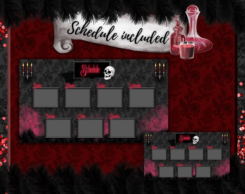 Red Witch Twitch Overlay Package With Two Skin Tones Magical - Etsy Red Witch Twitch Overlay Package With Two Skin Tones Magical - Etsy