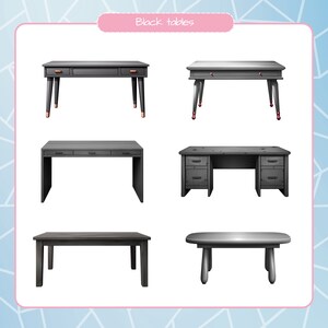 70 Vtuber Desk Tables. Twitch Vtuber Assets. Png Tables. Streaming Desk ...