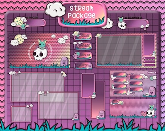 Emo Stream Overlay - Etsy