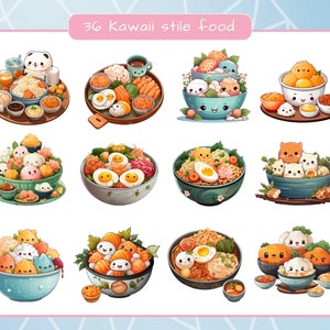 Vtuber Asian Food Pack. Food Bundle: Sushi, Ramen and Noodles. 70 Png ...