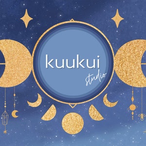 Celestial Twitch Overlay Pack. Blue Moon Stream Package. - Etsy