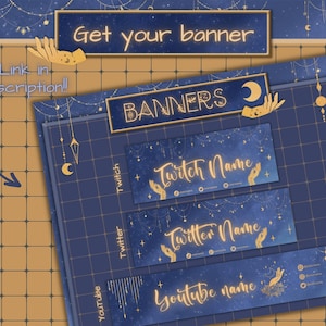 Moon Starting Soon Screen for Twitch. Celestial Stream Animated Screens ...