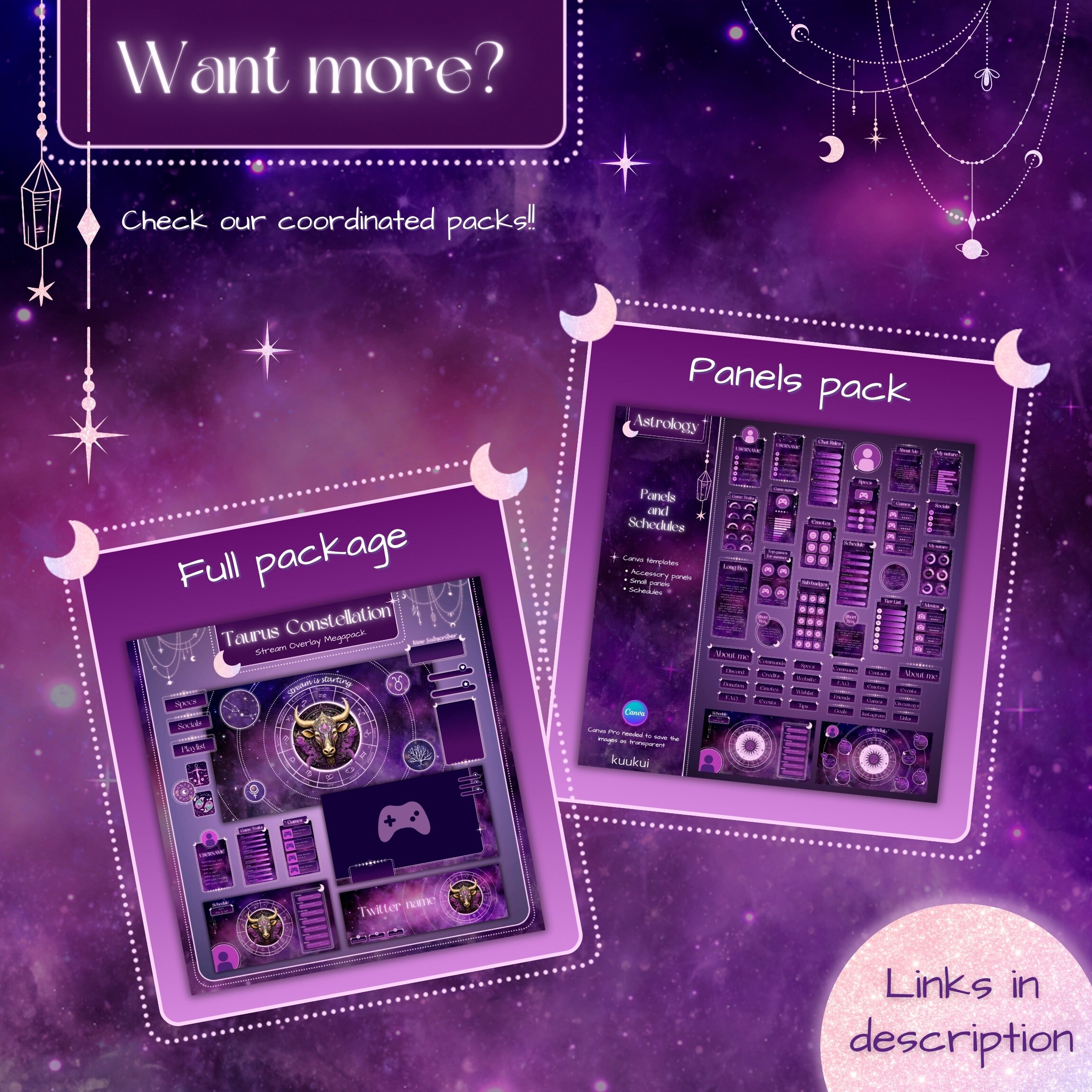 Zodiac Twitch Sub Badges. Astrology Bit Badges. Horoscope Tier Badges ...