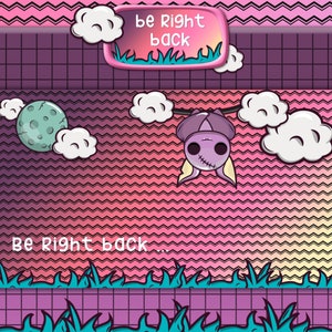 Pastel Goth Starting Soon Screen. Stream Animated Screens. - Etsy