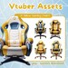 Vtuber Yellow Gaming Chair. 8 Pngtuber Asset. Twitch Decoration. - Etsy