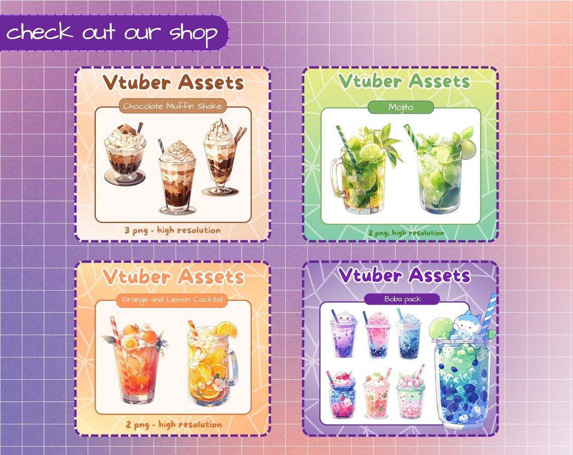 Vtuber Capuchino Asset. Pngtuber Drink Asset for Twitch. - Etsy