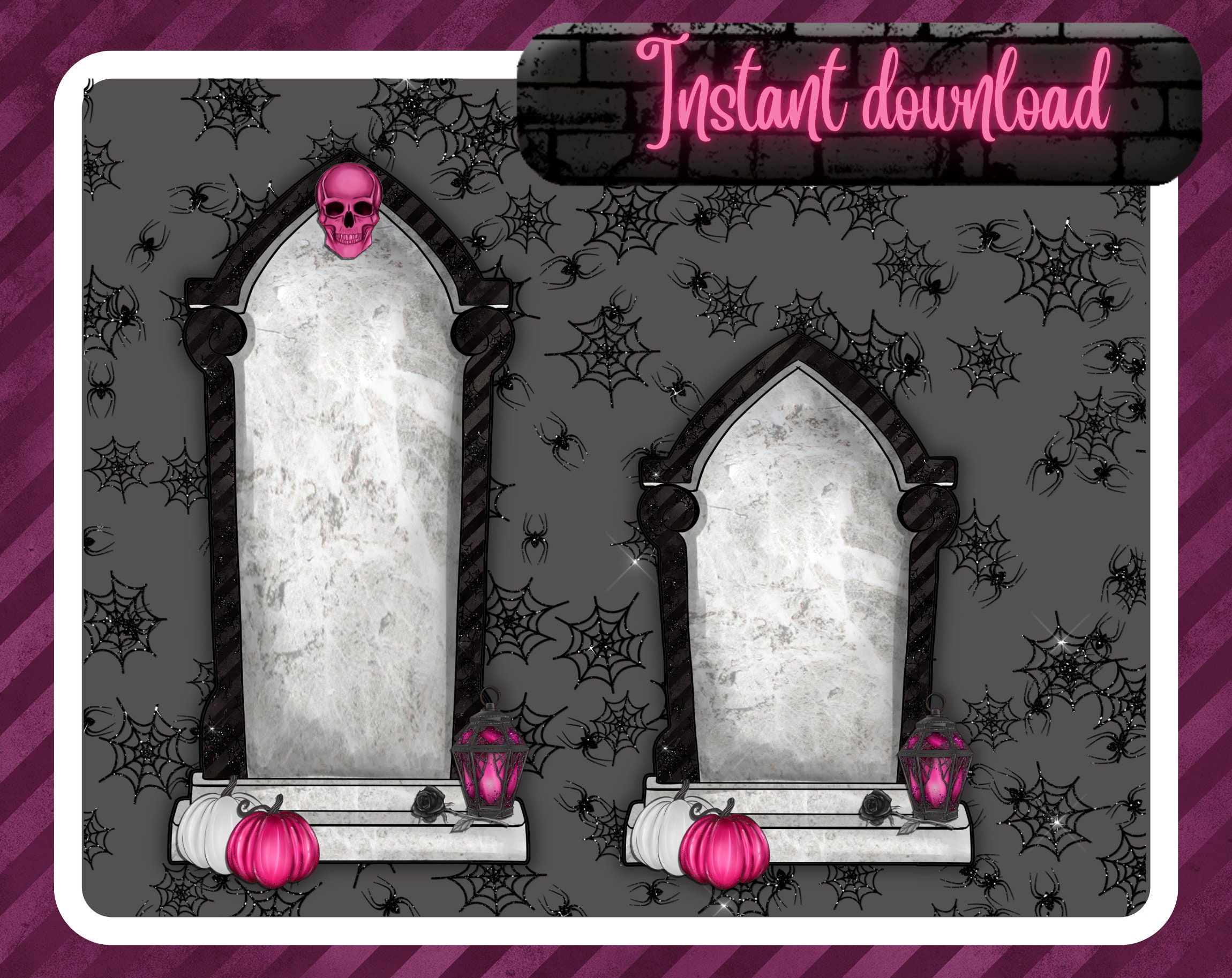 Tombstone Twitch Chat Box Gravestone Streaming Chat Box Overlay ...