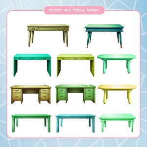 70 Vtuber Desk Tables. Twitch Vtuber Assets. Png Tables. Streaming Desk ...