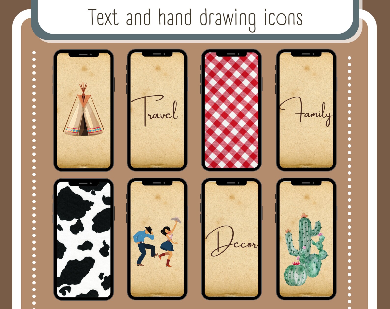 Western Instagram Icons Western Highlight Covers Blue Cowboy - Etsy