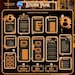 Steam Punk Twitch Panels - Industrial Stream Info Panels - Mechanical ...