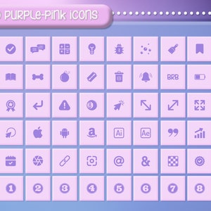 Pastel Stream Deck Icons Set + Screensavers. 1600 Pastel Icon Pack for Elgato Streamdeck. - Etsy