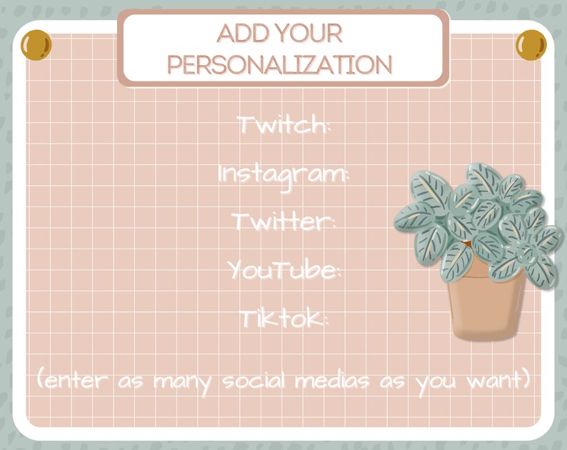 Lofi Twitch Twitter and Youtube Banner. Cozy Custom Profile - Etsy