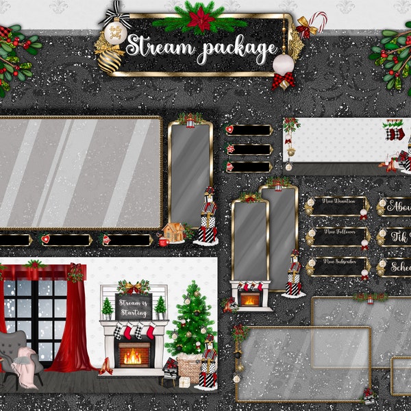 Christmas Overlay - Etsy