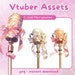 Vtuber Gold Microphones. Pngtuber Asset, Fantasy Mic for Twitch. - Etsy