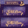 Goth Twitch, Twitter and Youtube Banner. Custom Profile Banner for ...