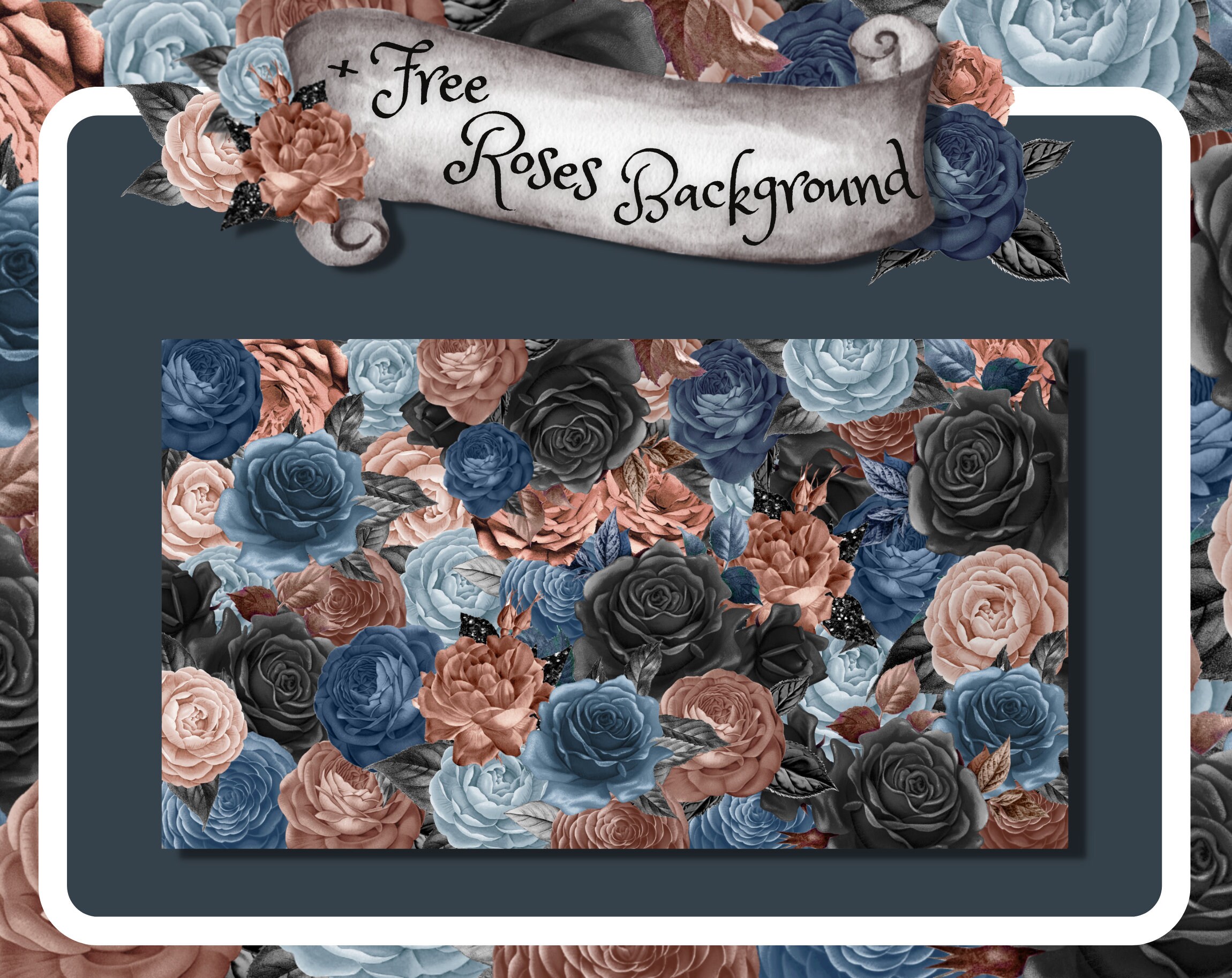 Blue Goth Twitch Banner Commission Gothic Twitch Banner - Etsy Australia