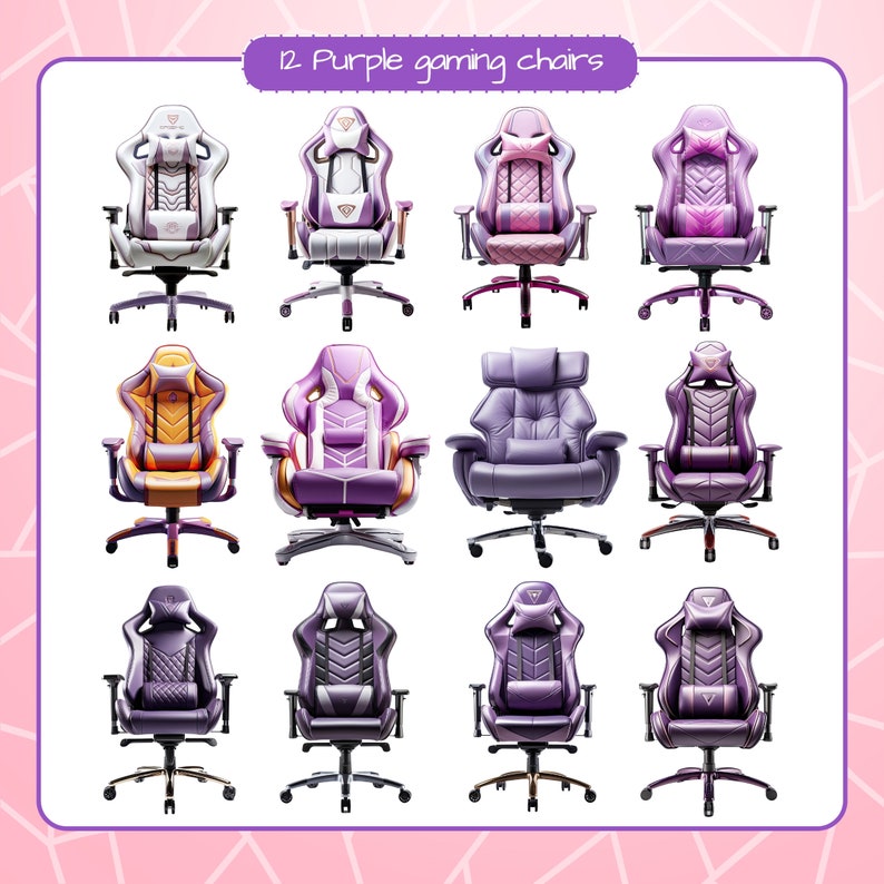 112 Vtuber Gaming Chairs. Twitch Vtuber Assets. Png Gaming Chairs ...