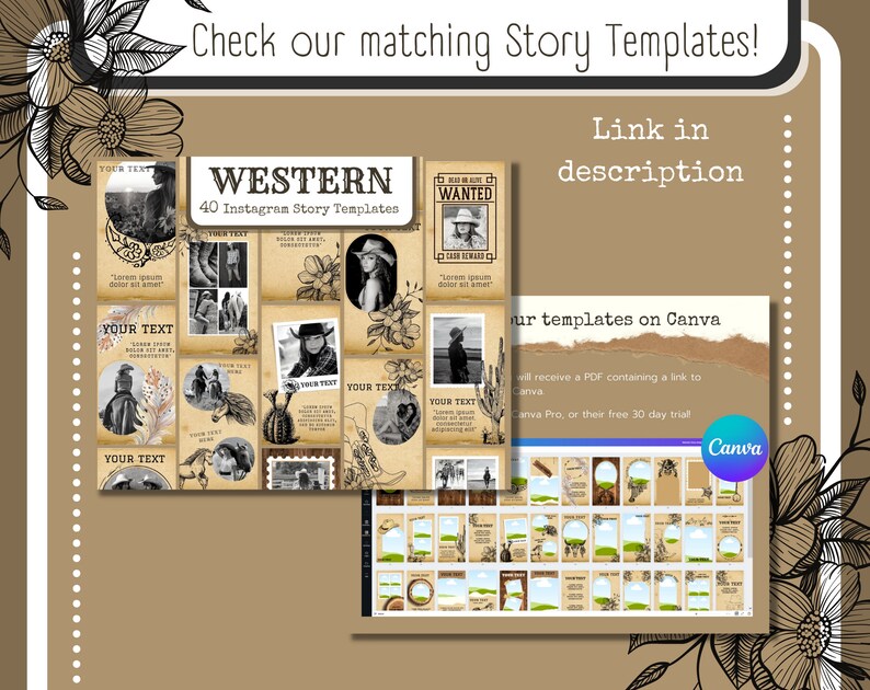 Western Highlight Covers Western Instagram Icons Cowboy | Etsy