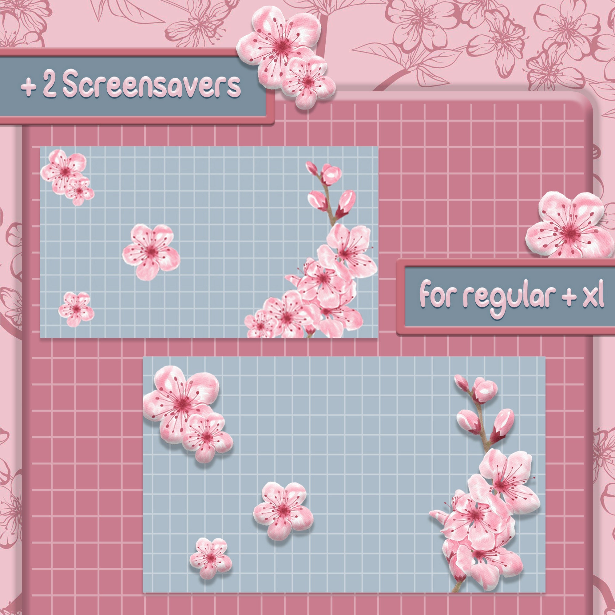Sakura Stream Deck Icons Set for Elgato. 1600 Cute Pink Icons for ...
