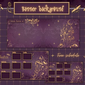 Magic Mushrooms Twitch Overlay Package, Mystic Mauve Stream Overlays ...