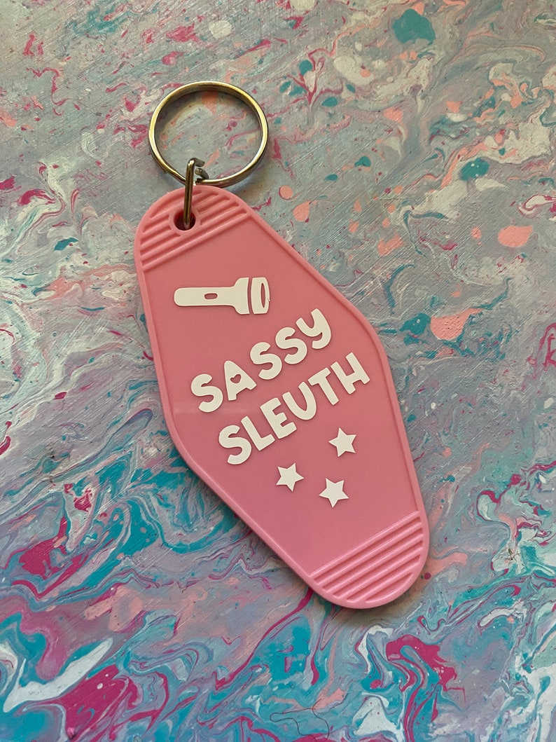 Detective Motel Keychain, It’s Locked: Sassy Sleuth, Nancy Drew Gift - Etsy