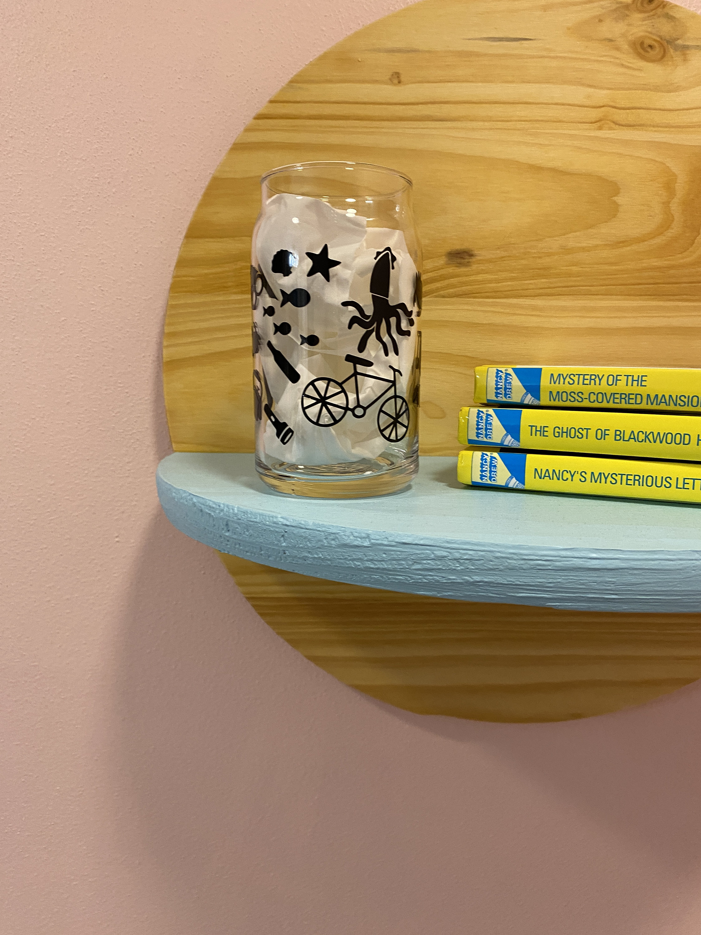 Detective Glass Cup, Girl Detective, Whale Watching Cup, Iced Coffee ...