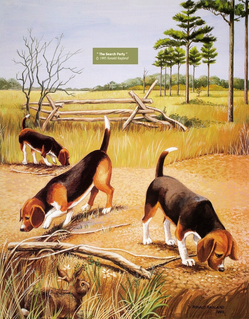Search Party //limited Edition Art Print by the Late Artist Ronald ...
