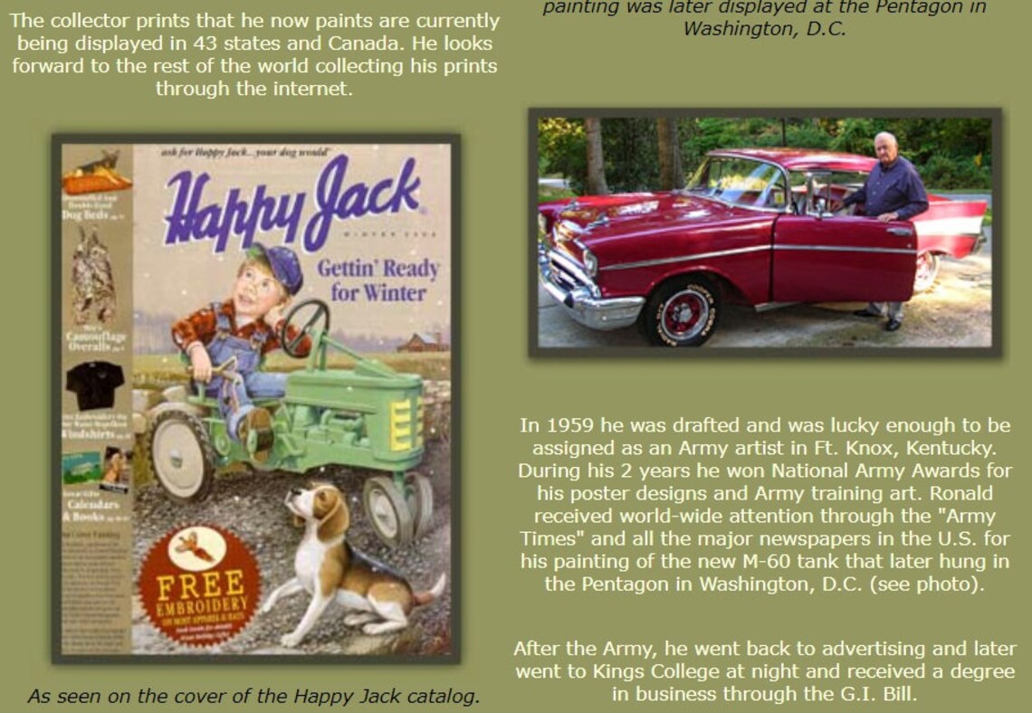 Old Country Pride //limited Edition Art Print by the Late Artist Ronald ...