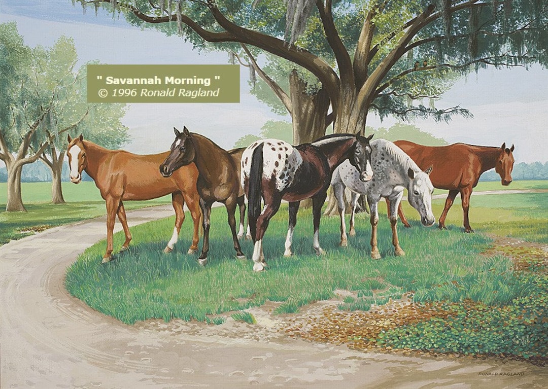 Savannah Morning //collector Art Print by the Late Artist Ronald ...