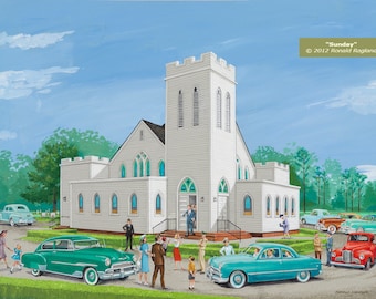 Old Country Pride //limited Edition Art Print by the Late Artist Ronald ...