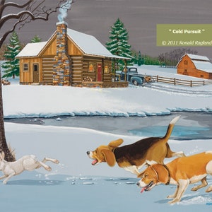 Cold Pursuit //limited Edition Art Print by the Late Artist Ronald ...