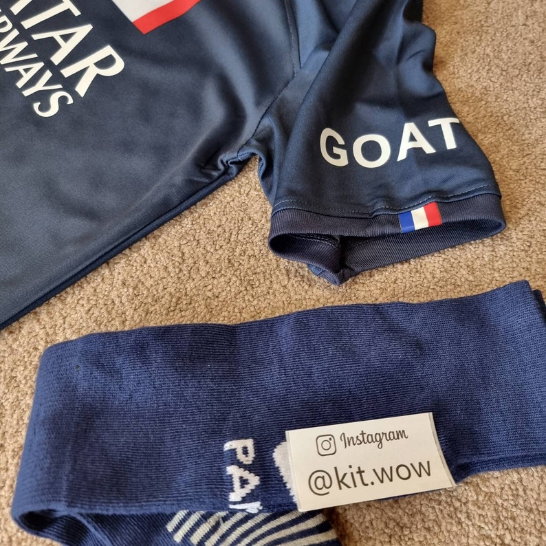 PSG Messi / Mbappe Boys Kit With Socks 22/23 | Fast UK Delivery - Etsy UK