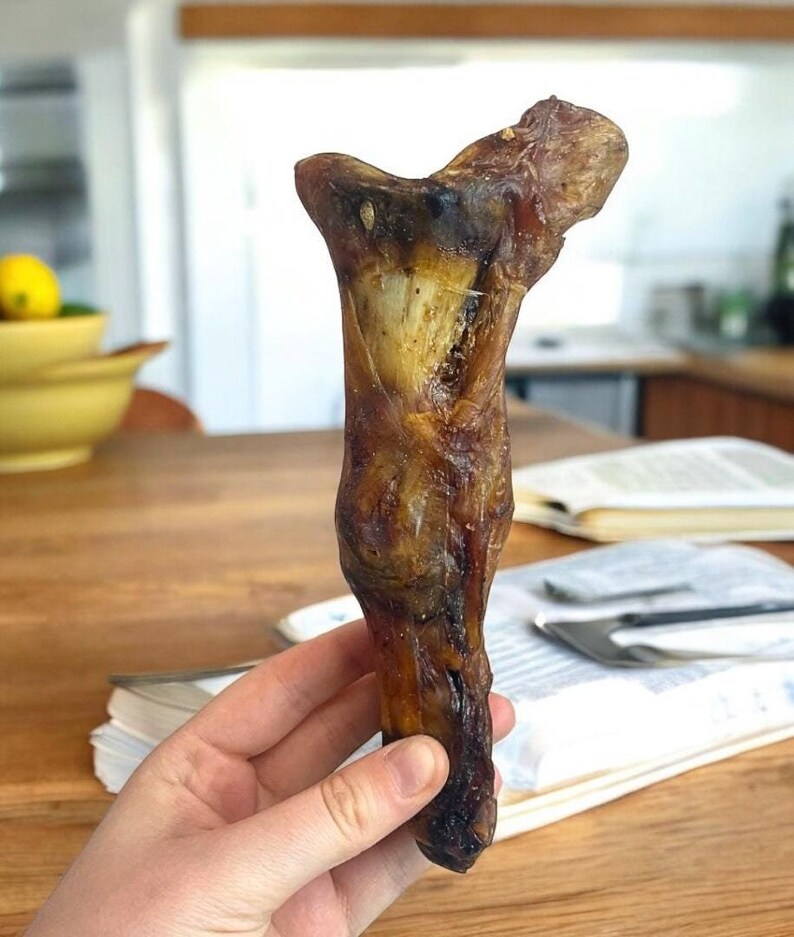 100% Natural-organic Large Ostrich Feet Dog Chew Hypoallergenic Treat 2 ...