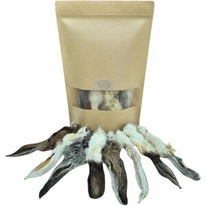 Natural Air-dried Hairy Rabbit Ears - Single-ingredient Crunchy Dog ...
