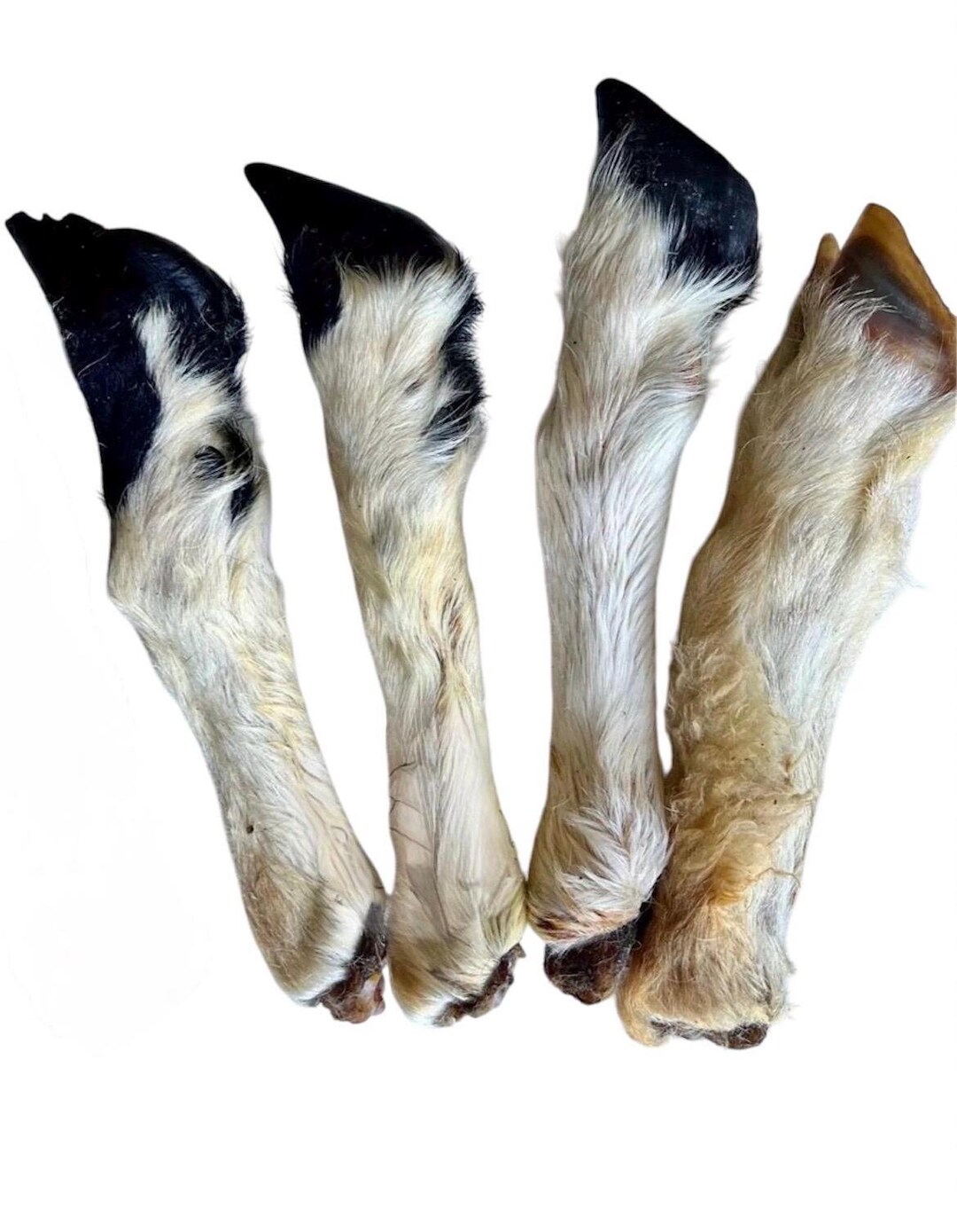 4X Hairy Lamb Legs Feet Trotters Healthy 100% Natural Dog Chew Long ...