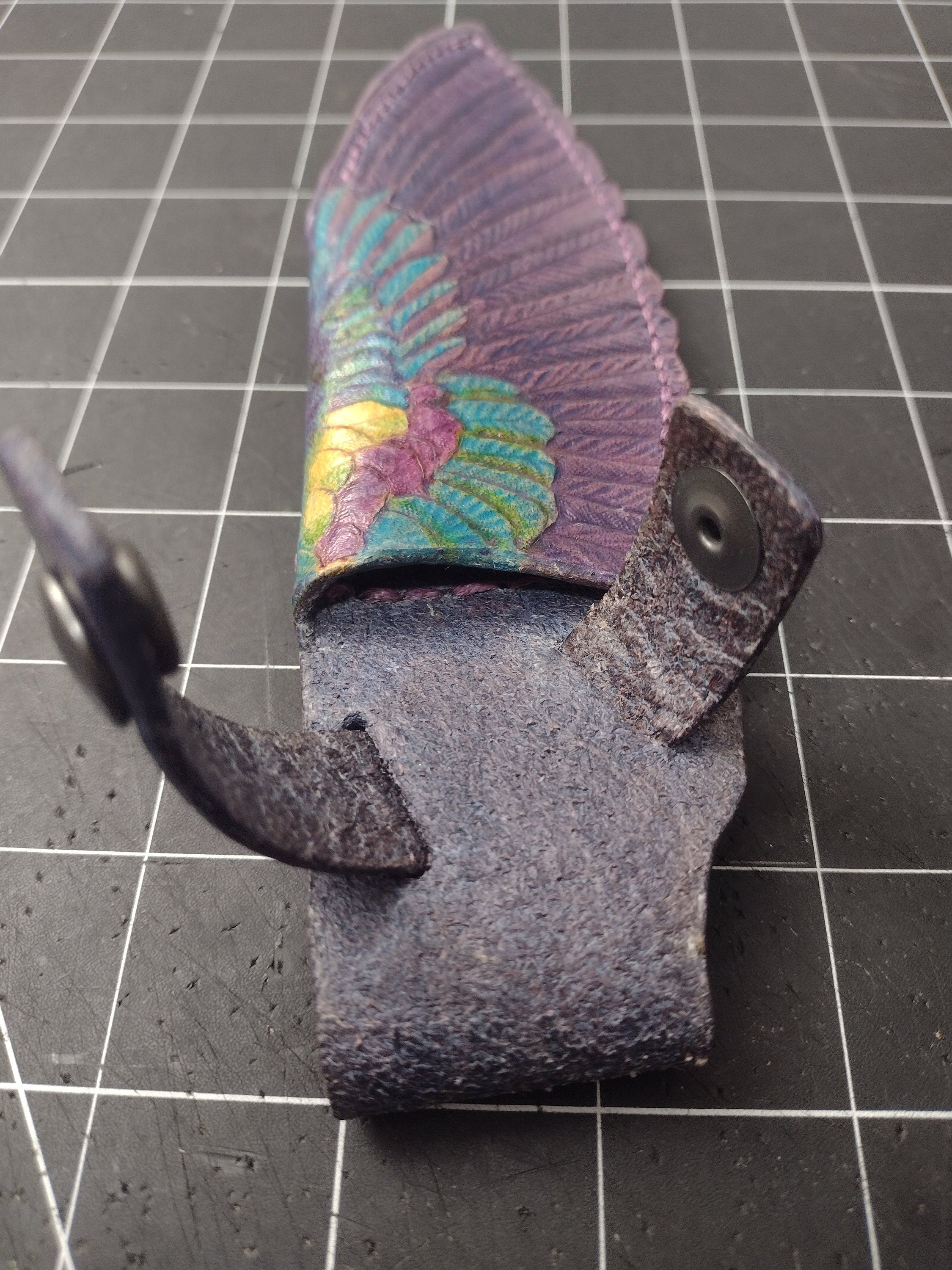 Custom Wing Leather Knife Sheath made to Order - Etsy