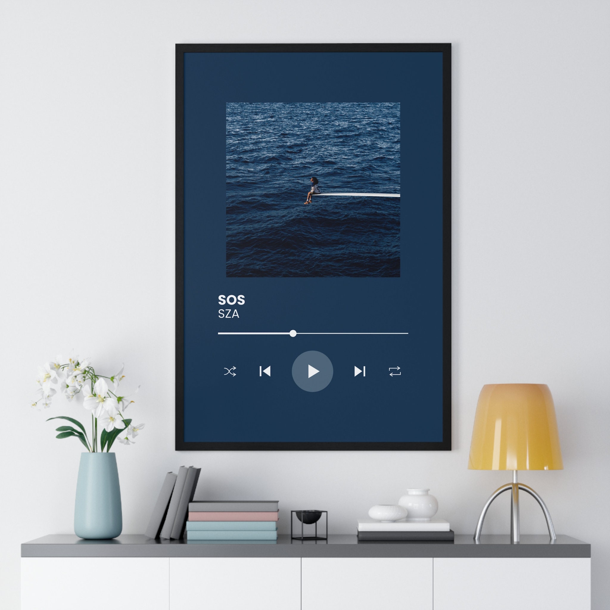 SZA Album Cover Poster | Music Poster | CTRL | SOS | Good Day