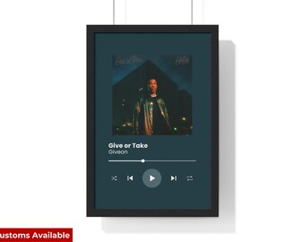 Give or Take Giveon Poster - Etsy
