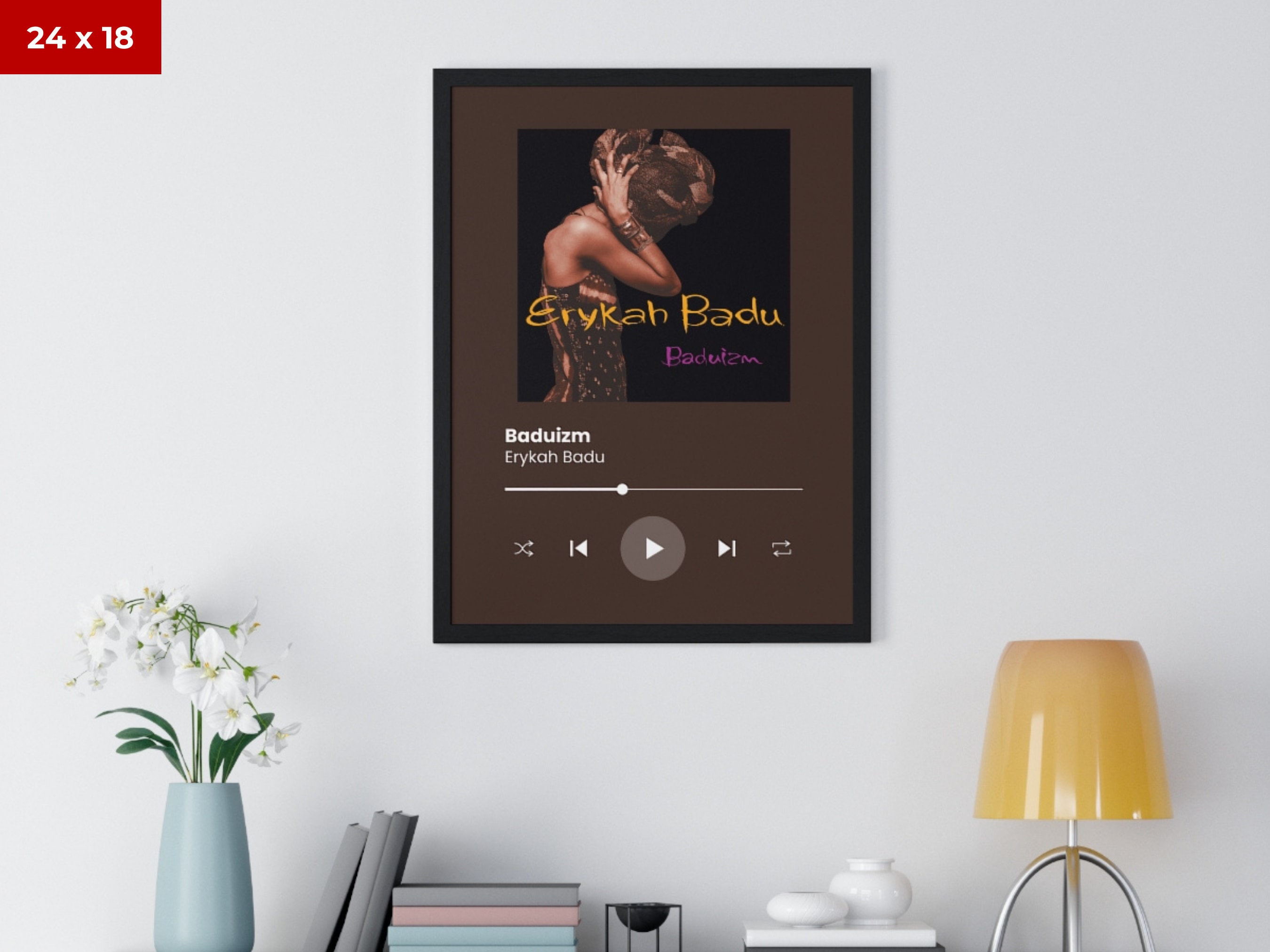 Erykah Badu Now Playing Baduizm Poster Designed & Sold By BilaAhmed