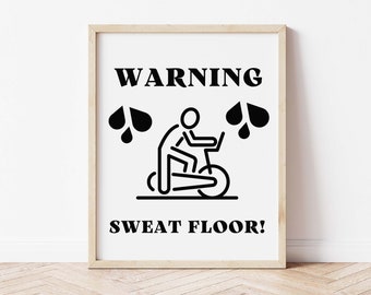 Funny Exercise Wall Art - Etsy