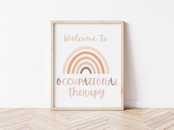 Occupational Therapy Room Decor Download Welcome to - Etsy