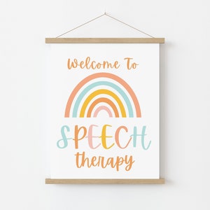 Speech Therapy Room Decor Download Welcome to Speech Therapy - Etsy