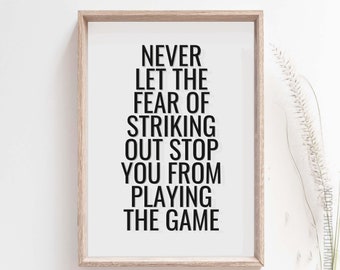 Never Let the Fear | Etsy