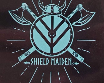 Shield Maiden Svg - Etsy